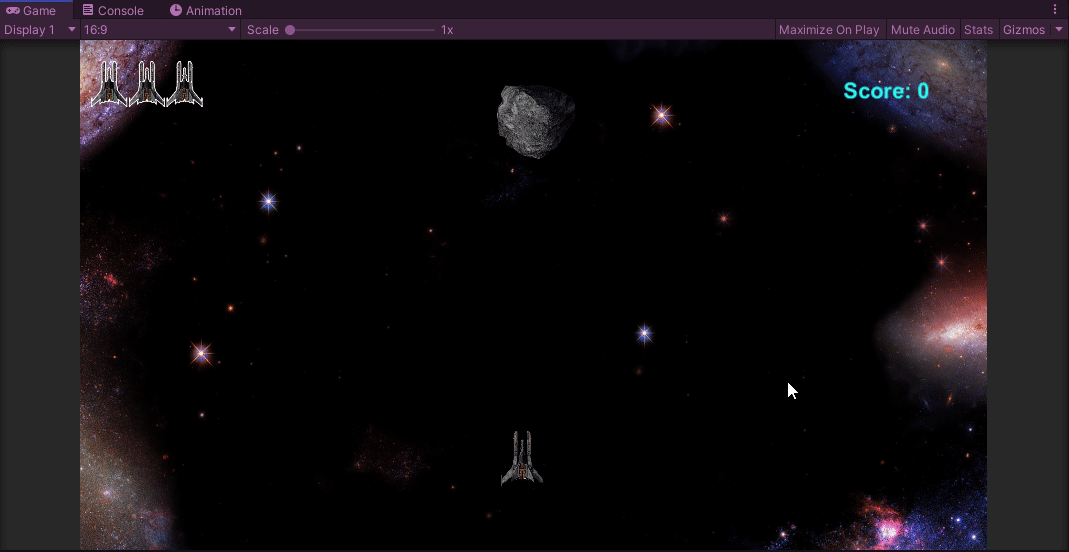 37-Asteroid Behavior. This post will add an asteroid and use… | by YShu | Unity2D Game-Galaxy ...