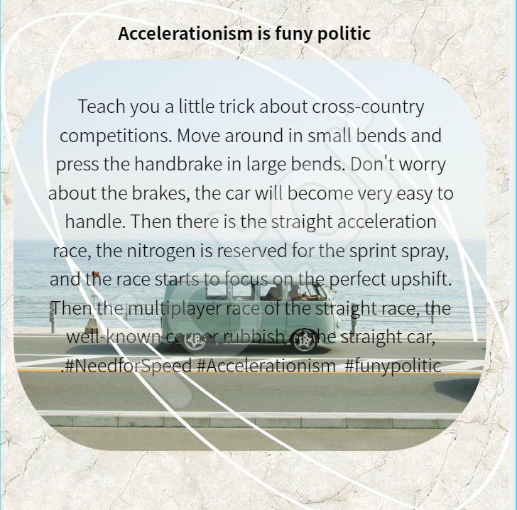 Accelerationism is funy politic - Fukttwowjygml - Medium