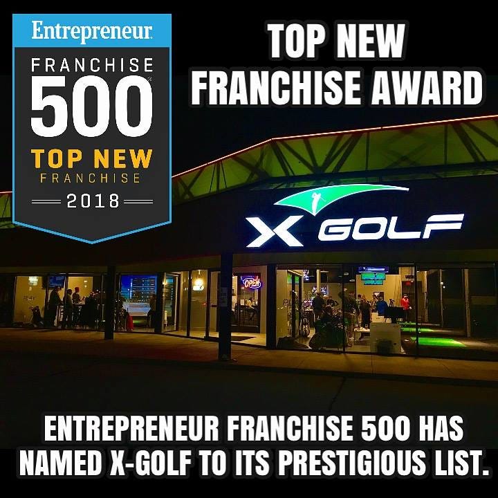 X-GOLF achieved TOP 500 FRANCHISE | by Ryan Choi | XGOLF | Medium
