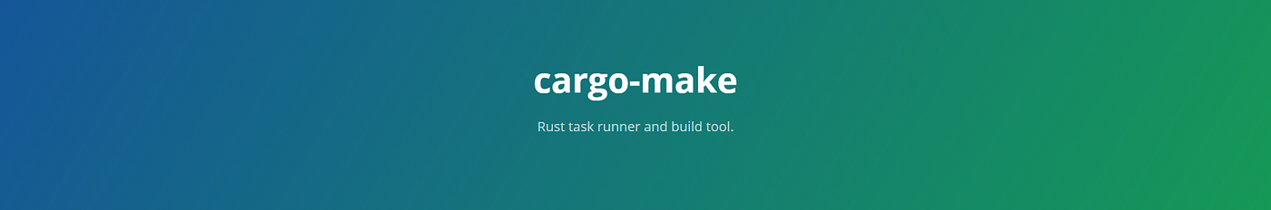 Automating your Rust workflows with cargo-make - Part 1 of 5 ...