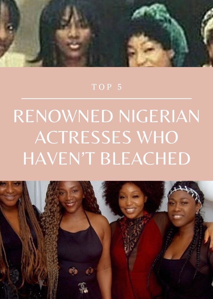 Top 5 Renowned Nigerian Actresses Who Havent Bleached By Sandra