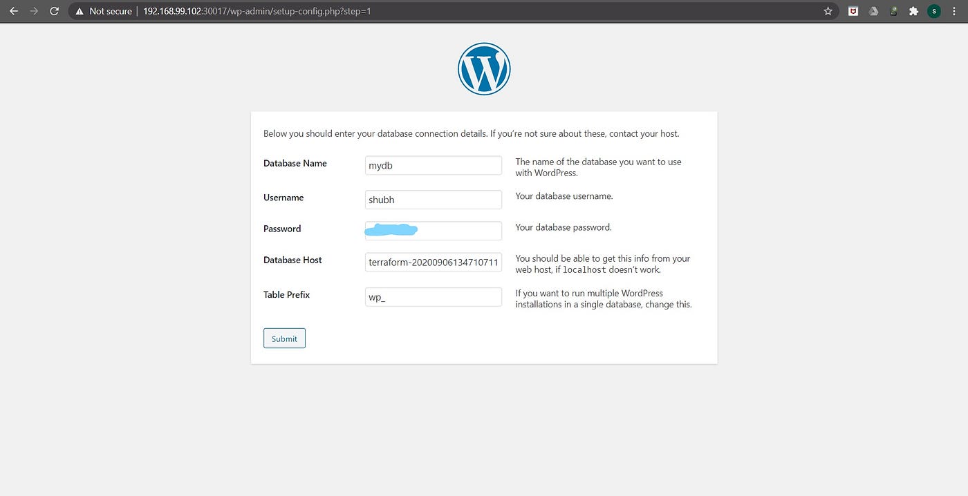Deploying Wordpress On Kubernetes With Aws Rds Using Terraform By Shubh Gupta Medium