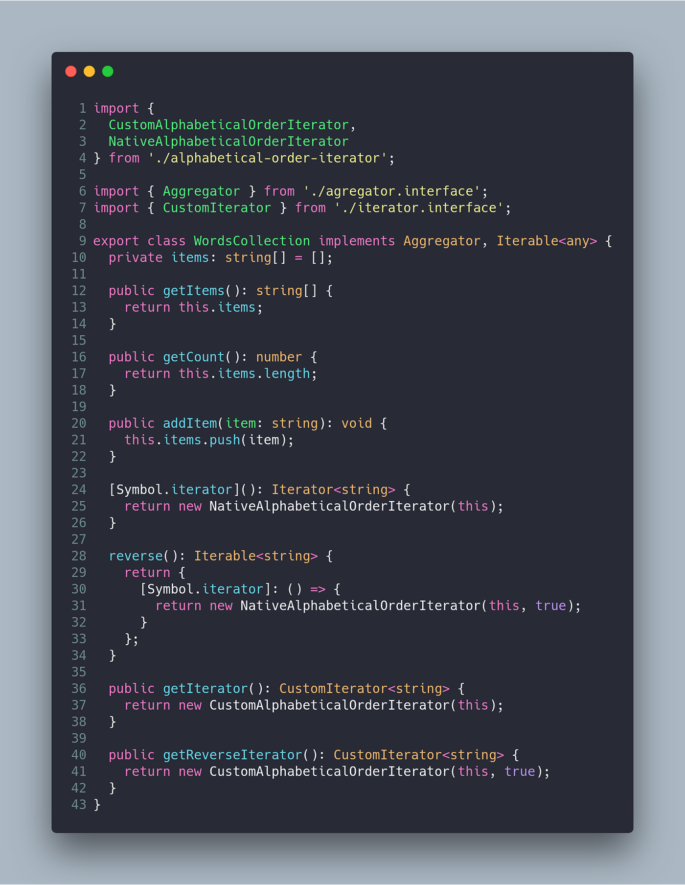 Understanding Iterator Pattern In Javascripttypescript Using Symbol