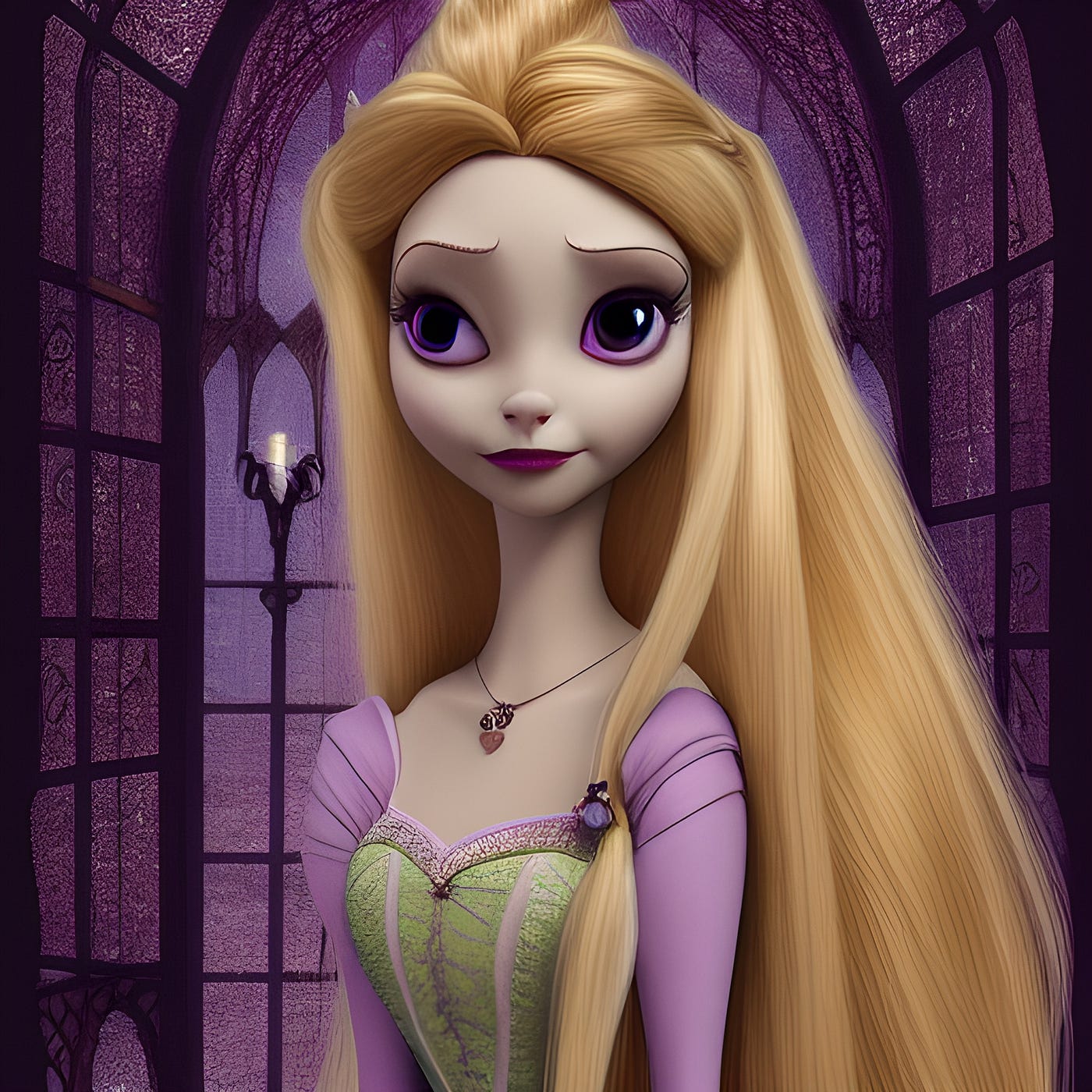 Disney Princesses Gone Goth