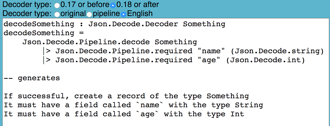 How I implemented json-to-elm. (5 times!) | by Noah | Medium