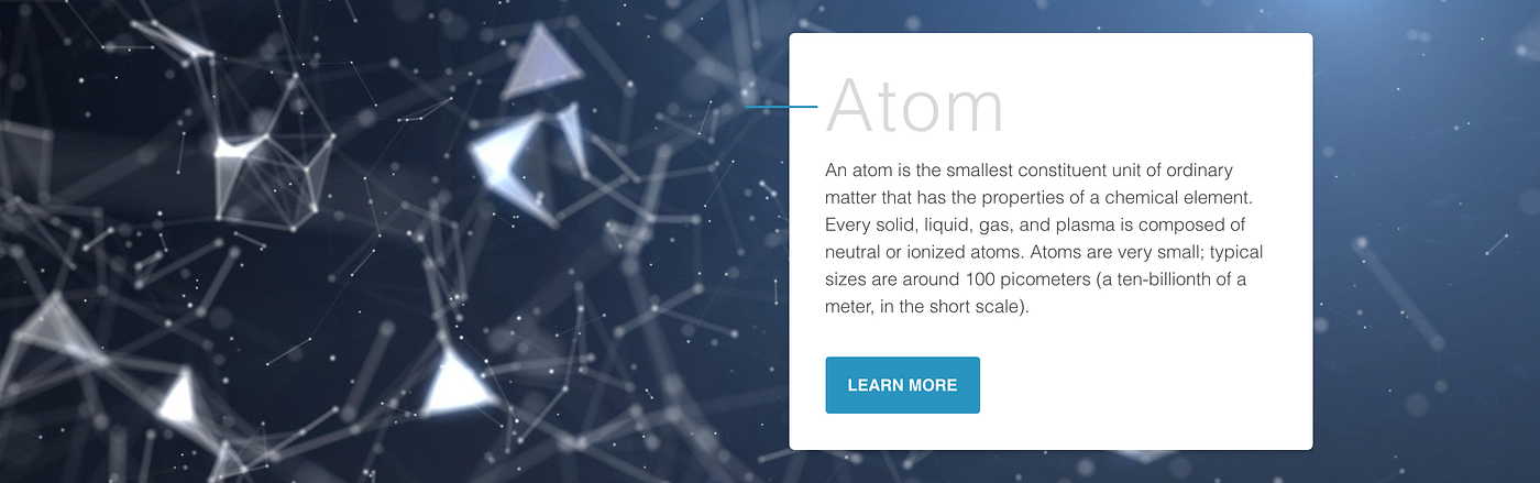Atomic Design with React. How the Atomic Design methodology… | by Danilo Woznica | codeburst
