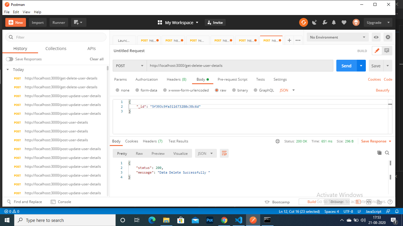 Create CRUD Application in Node js with Mongodb | by Arvind Goel | Medium