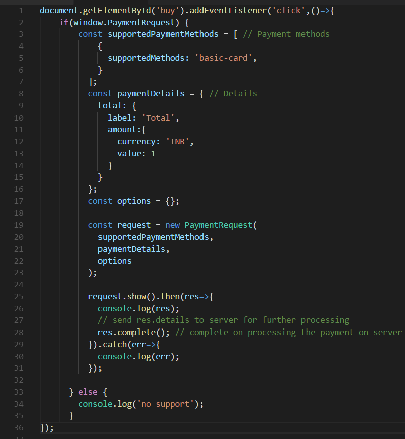 Getting started with the Payment Request API | by RJS Tech | Medium