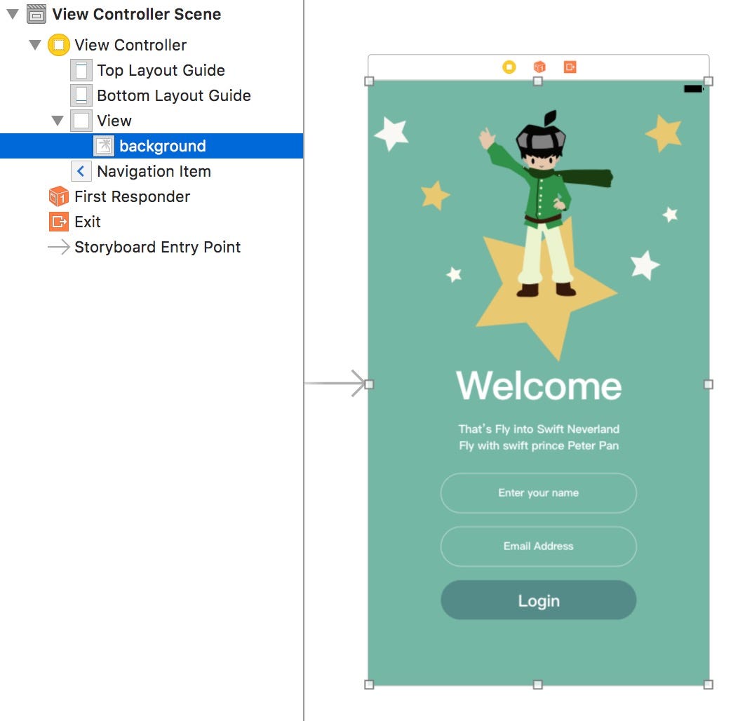 如何讓 iOS App 畫面擁有背景圖片. 在 Storyboard 設定 view 的 Background… | by 彼得潘的 iOS App Neverland | 彼得潘的 ...