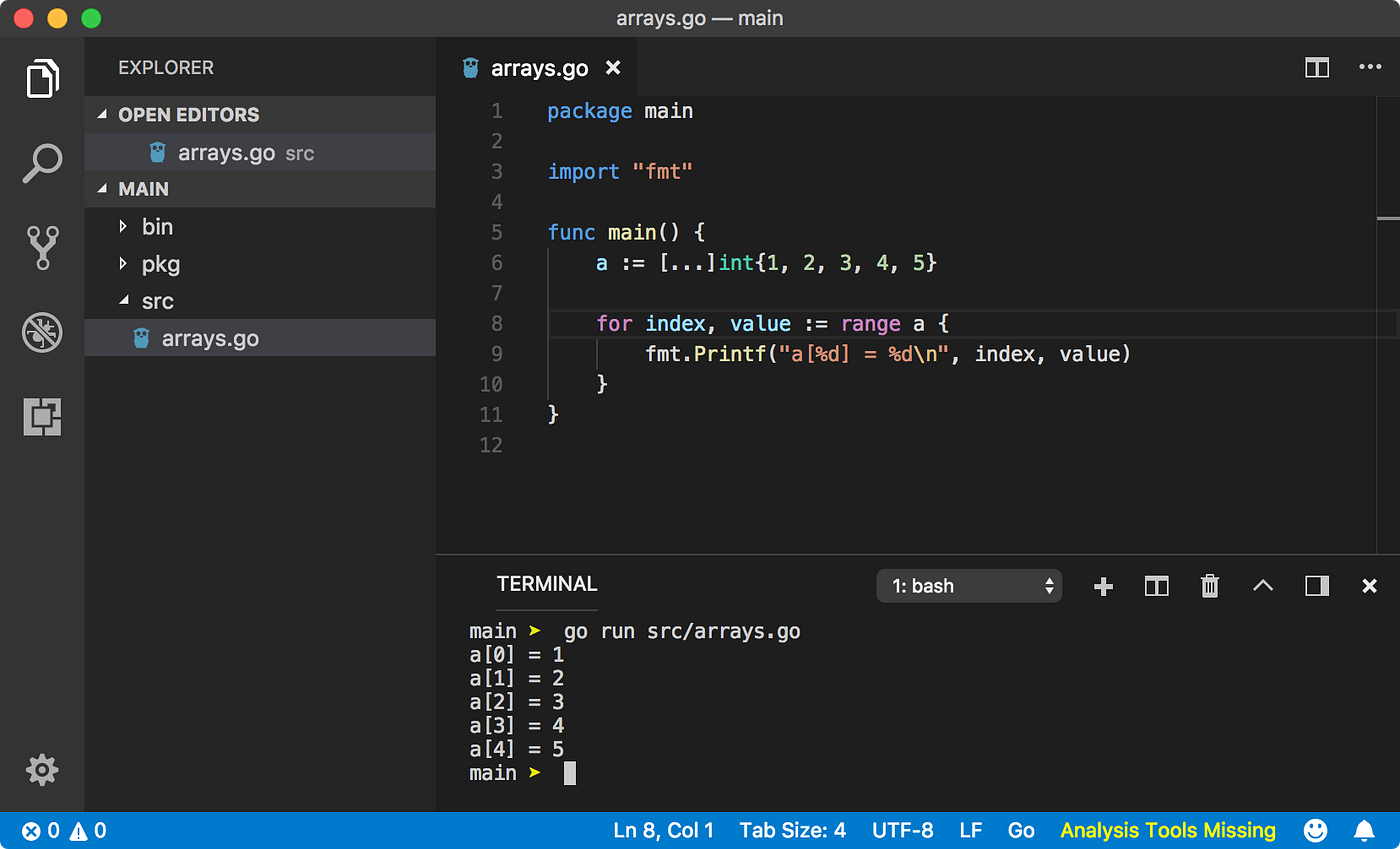 The anatomy of Arrays in Go. An array is a container that holds… | by ...