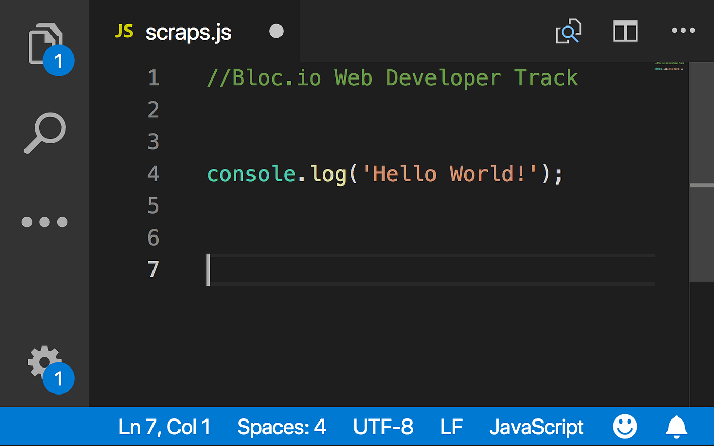 Hello World, I’m a Web Developer. This week marks the end of the first ...