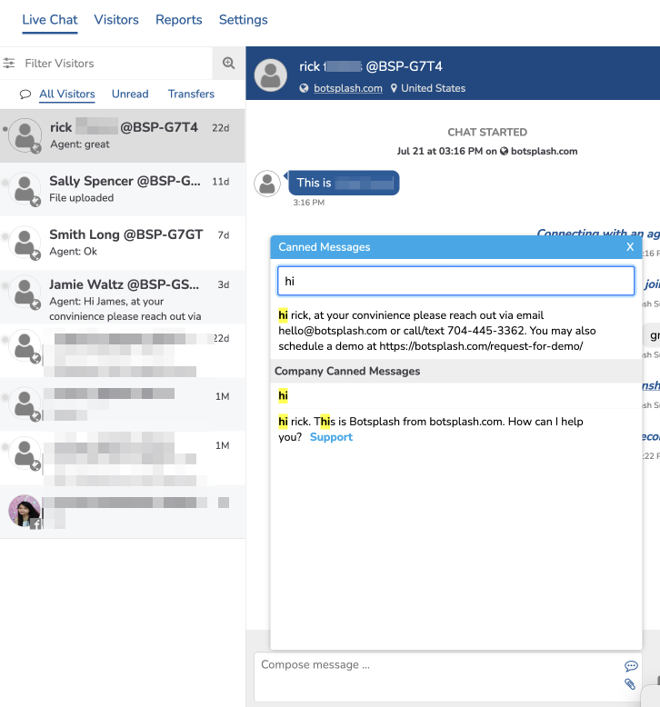 10 Most Popular Canned Responses for Live Chat | by Botsplash | Aug ...