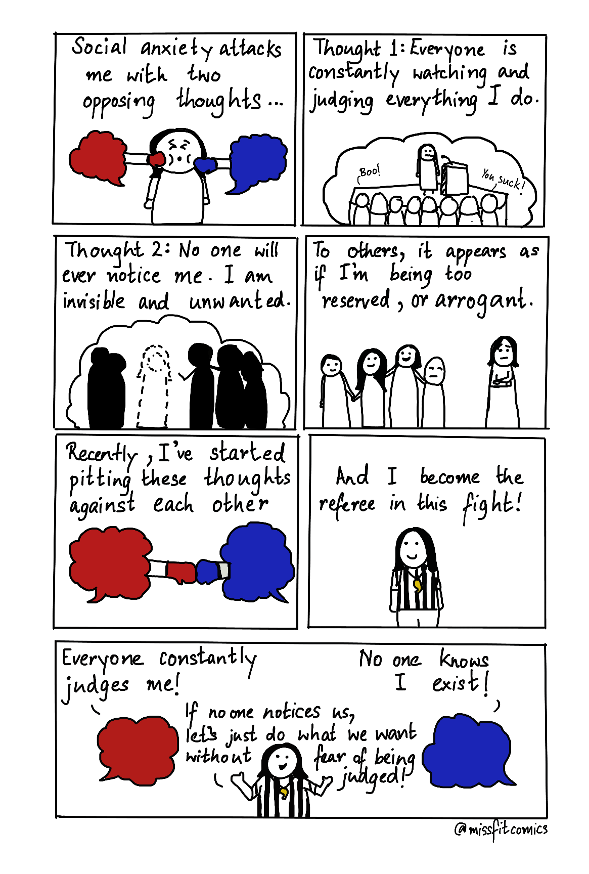 Social Anxiety Comic