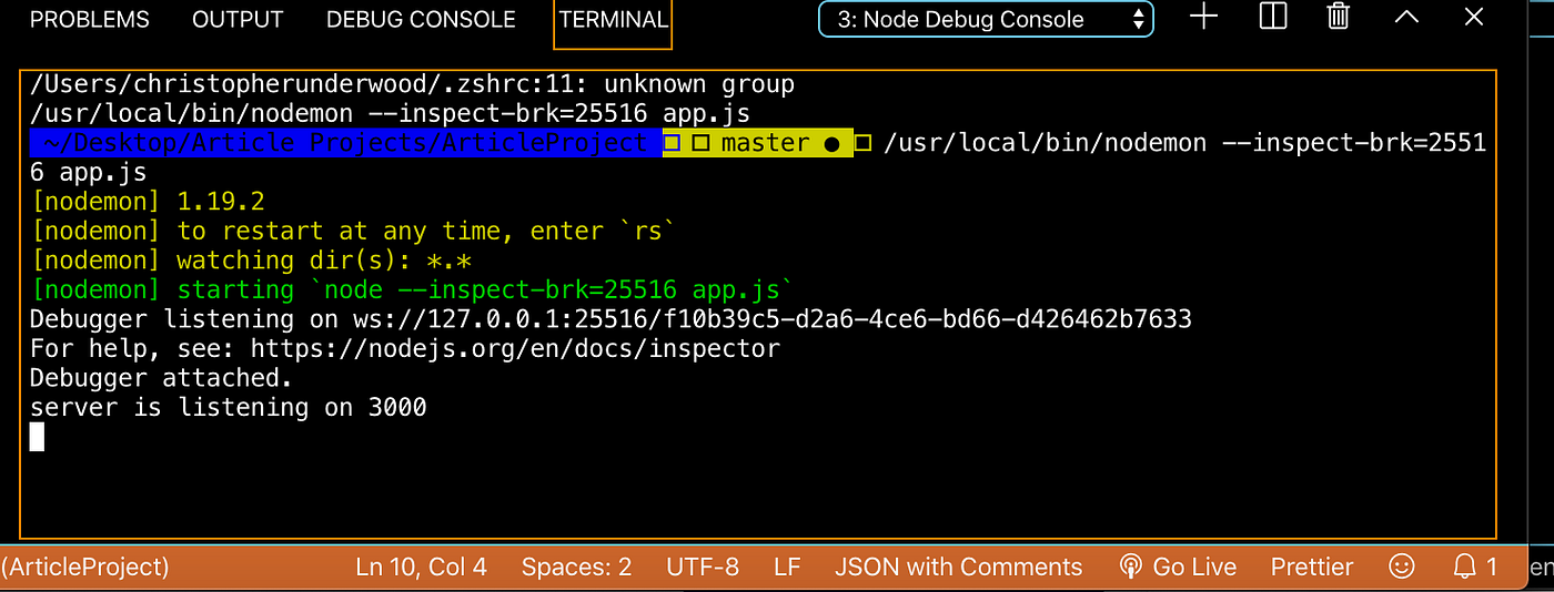 Visual Studio Code & Node Debugger: A Primer | by Chris Underwood | Medium