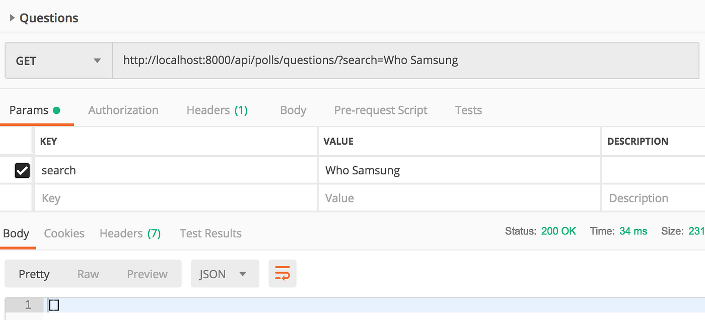 How to add Search functionality to a Django REST Framework powered app | by Akshar Raaj | The ...