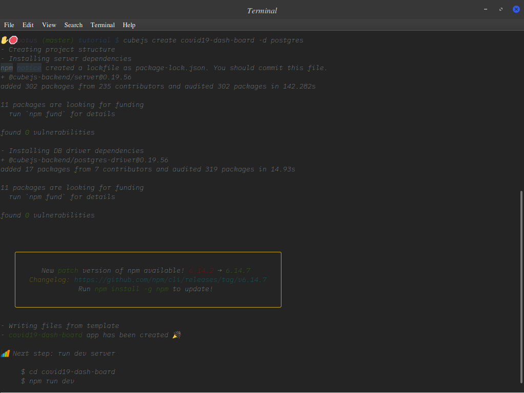 Creating a Covid-19 Dashboard using Cube.js and VueJS | by Adefemi ...