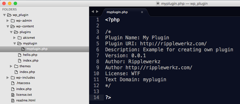 Create a Simple CRUD Wordpress Plugin (Chapter 1-2) | by Mai Chanchaemsri | Medium