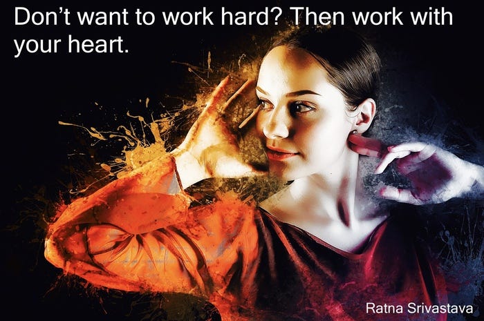 The benefit of loving what we do - R Quotes - Medium