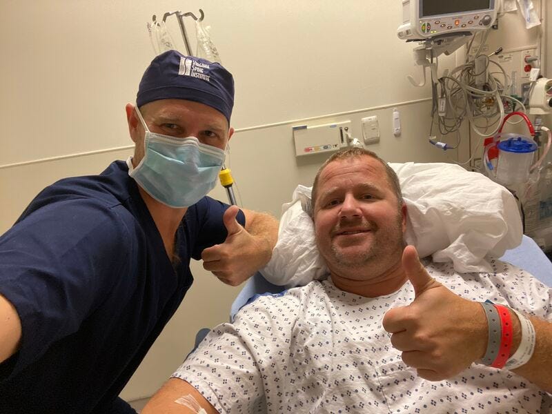 I just performed the first AR spinal surgery in Virginia and DC. Here’s ...