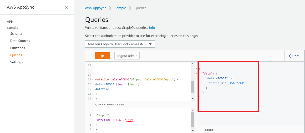 Setup Of An Application Using Aws Appsync And Sending Request Using Postmangraphql Playground
