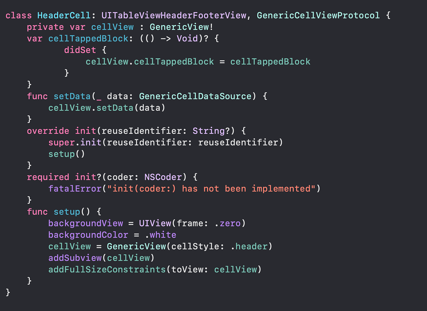 Swift | Create Generic UIView. For UITableViewCell and… | by Pravin Tate | Medium