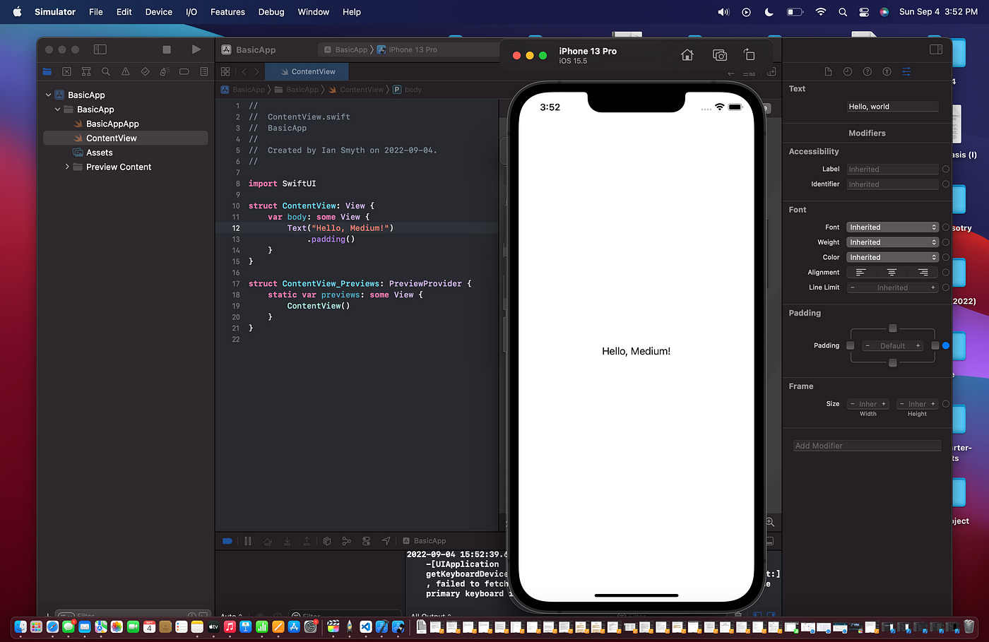 Learning Xcode Part 3 With Setup Out Of The Way Its Time To… By