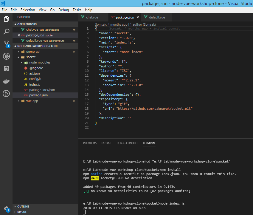 Note : บันทึก Workshop สร้าง Website ด้วย Node.js + Vue.js #Part 7 | by Artdvp | Medium