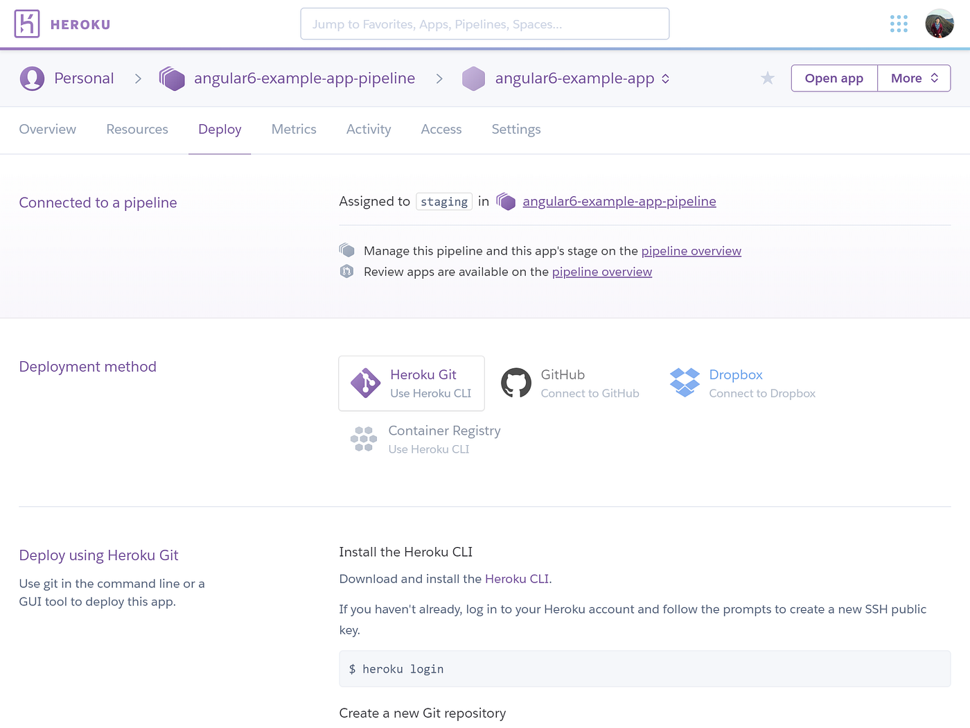 Modern Deployment using Heroku review app and Circle CI V2 for Angular | by Teo Cheng Yong | Medium