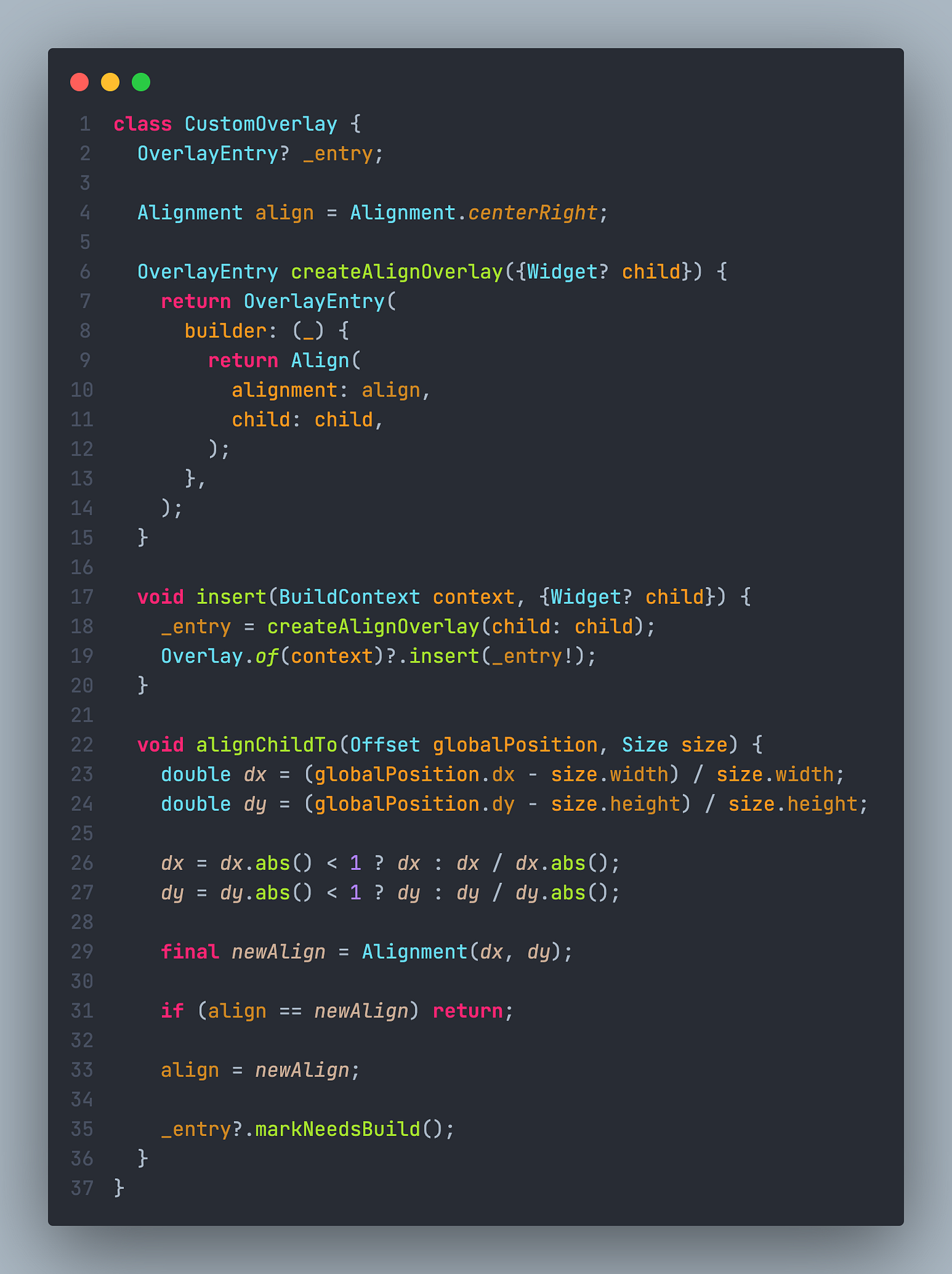 Flutter: create an animated draggable overlay | by Dengpan Wang | Medium