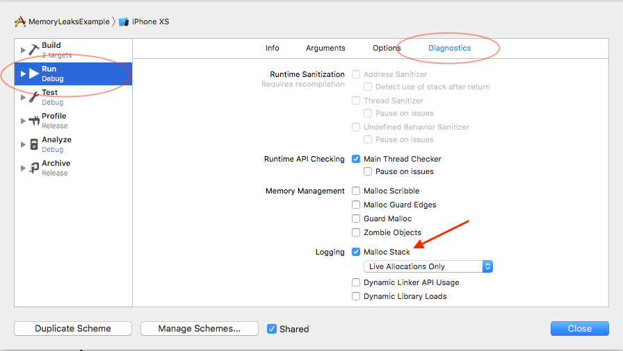 Tracking Down RxSwift Memory Leaks | by Chuck Krutsinger | Medium