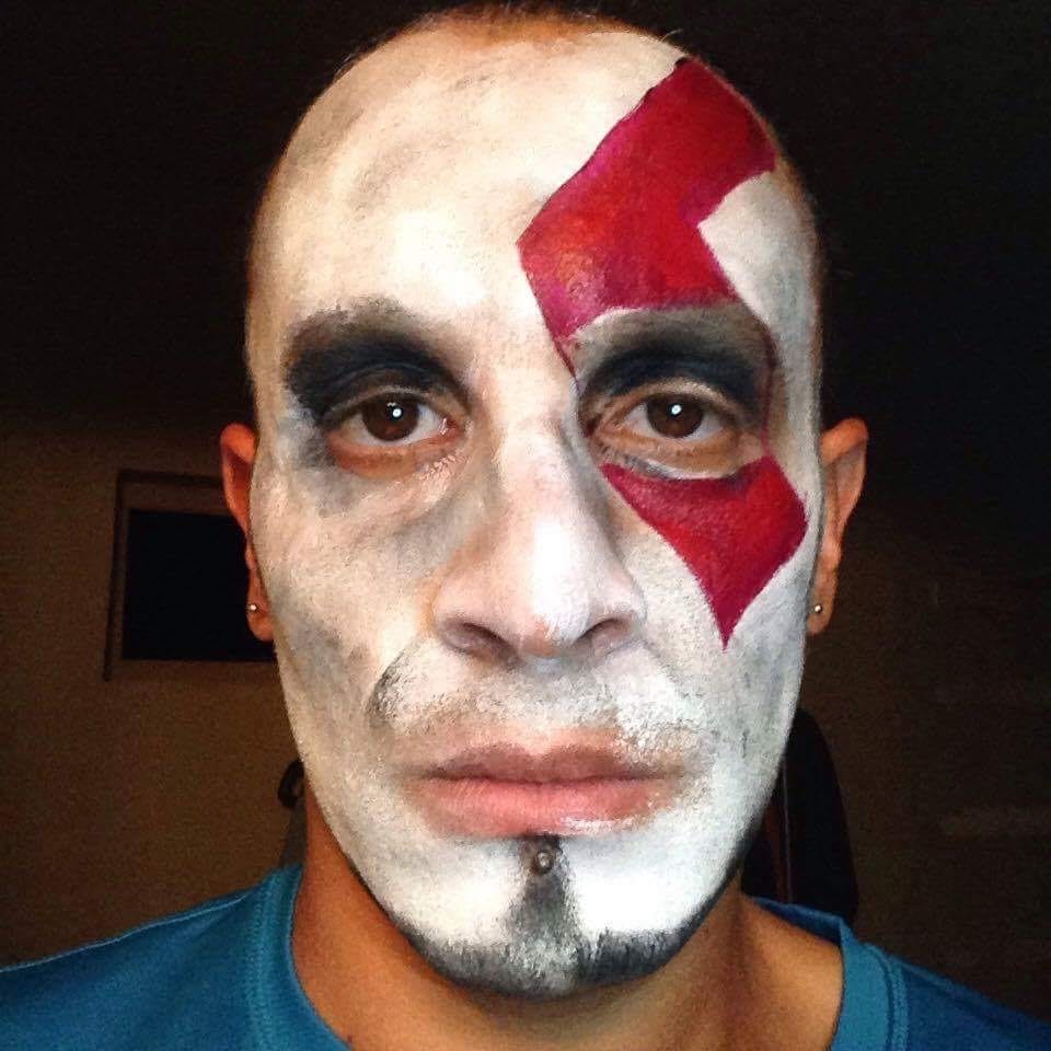 How to facepaint yourself like Kratos (God of War) | by Angel Leon | Medium