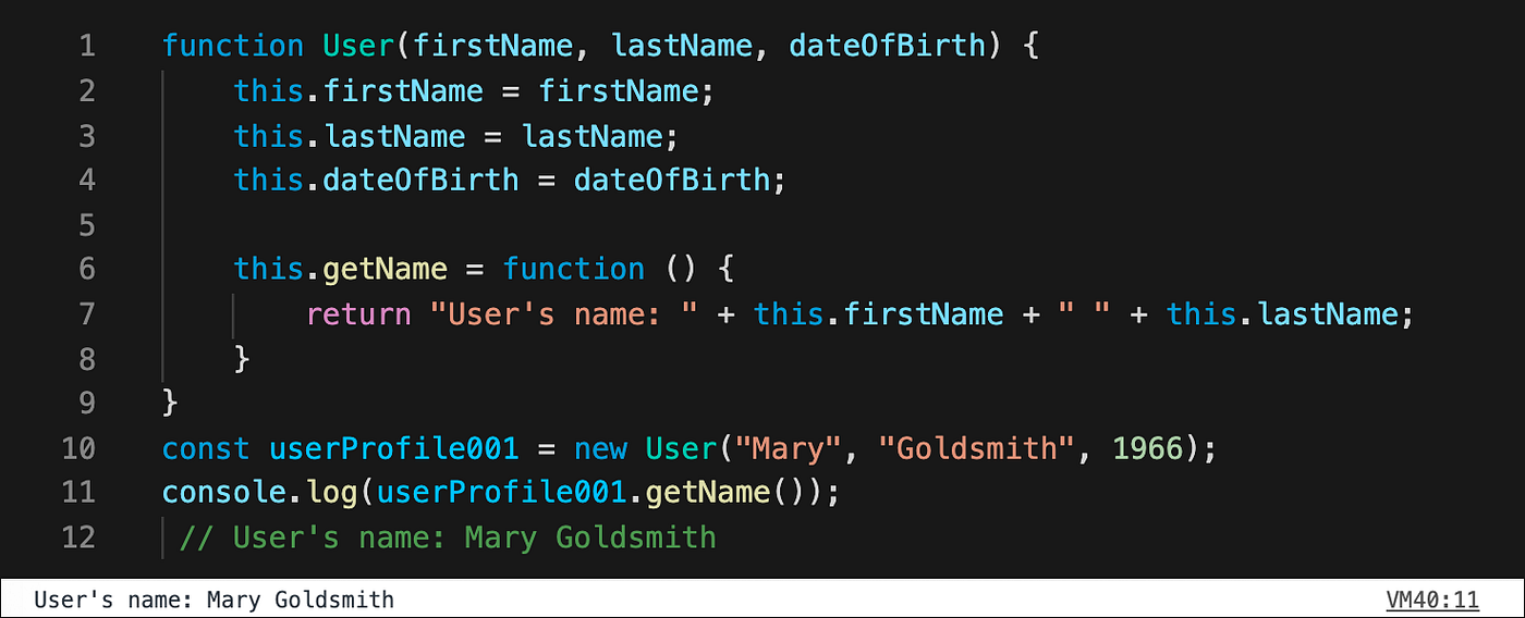 Creating Objects In Javascript Javascript Is An Object Based Language