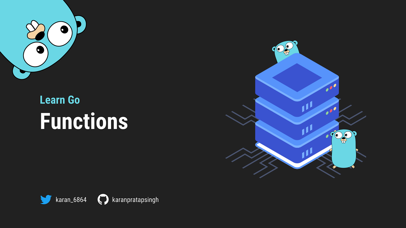 Learn Go: Functions. In this tutorial, we will discuss how… | by Karan ...