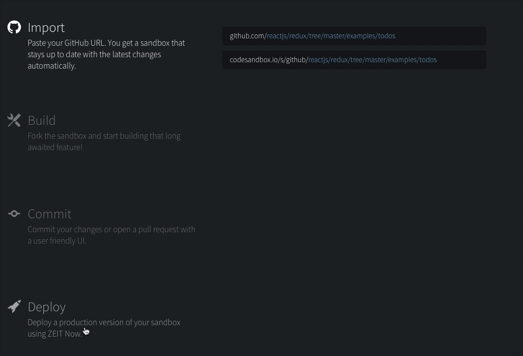 Announcing CodeSandbox 2.0. Git committing, a new homepage, static ...