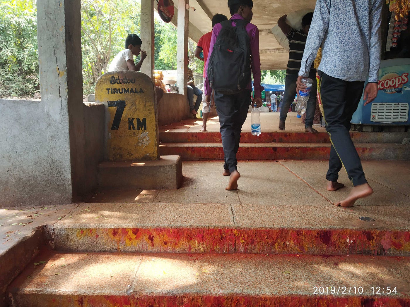 Tirupati to Tirumala by Walk. Tirupathi, a famous pilgrimage place in ...