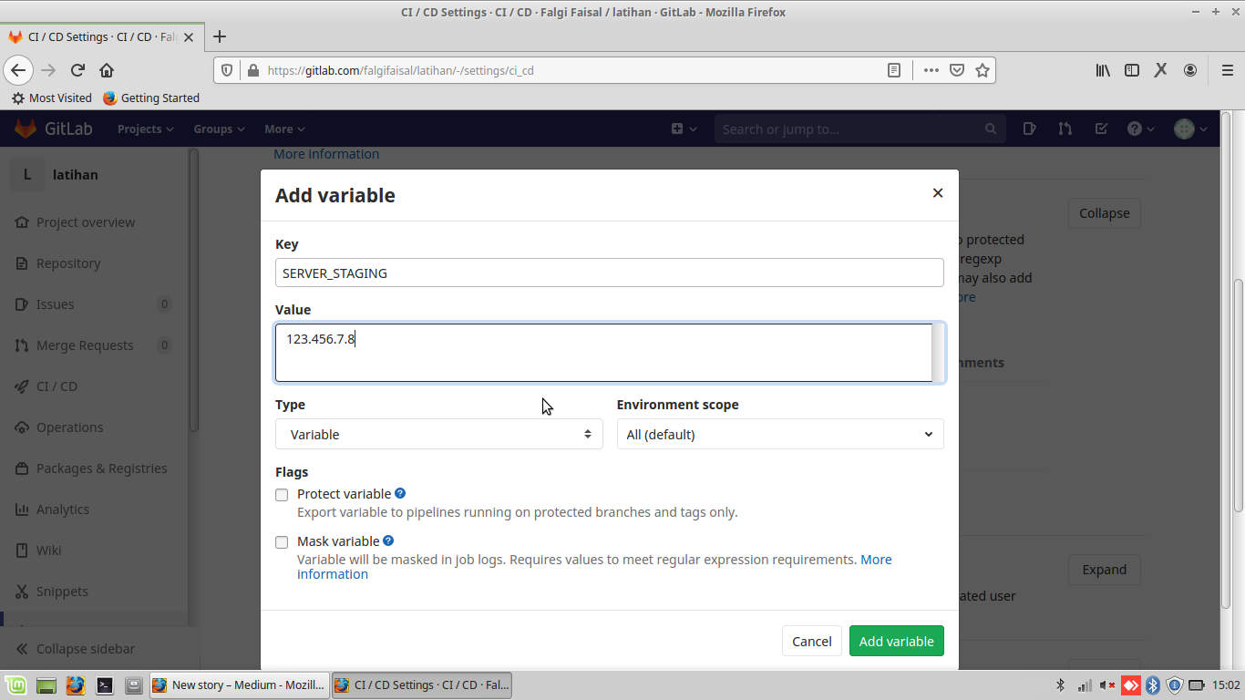 Simple CI / CD With Gitlab-CI. This is just a simple tutorial about ...