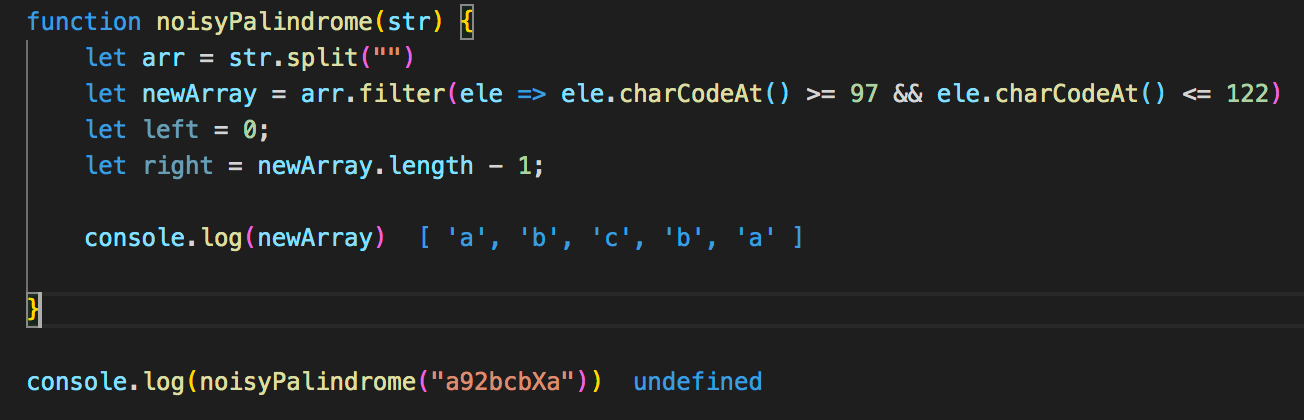 Noisy Palindrome: Filtering using ASCII | by Warren Niu | Nerd For Tech ...