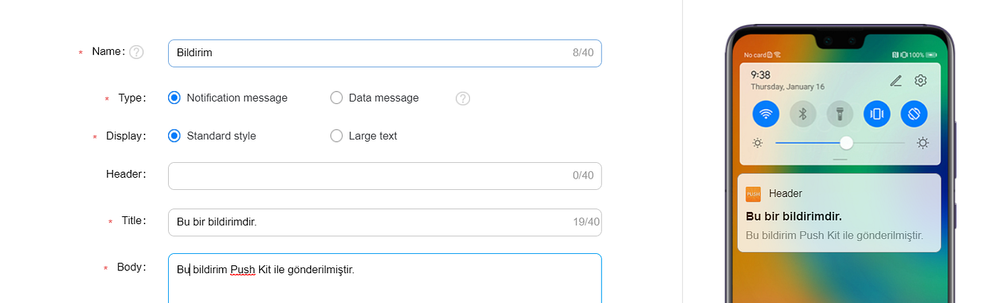 Huawei Push Kit ve Android Notification | by Oguz Ozsoy | Huawei Developers - Türkiye | Medium