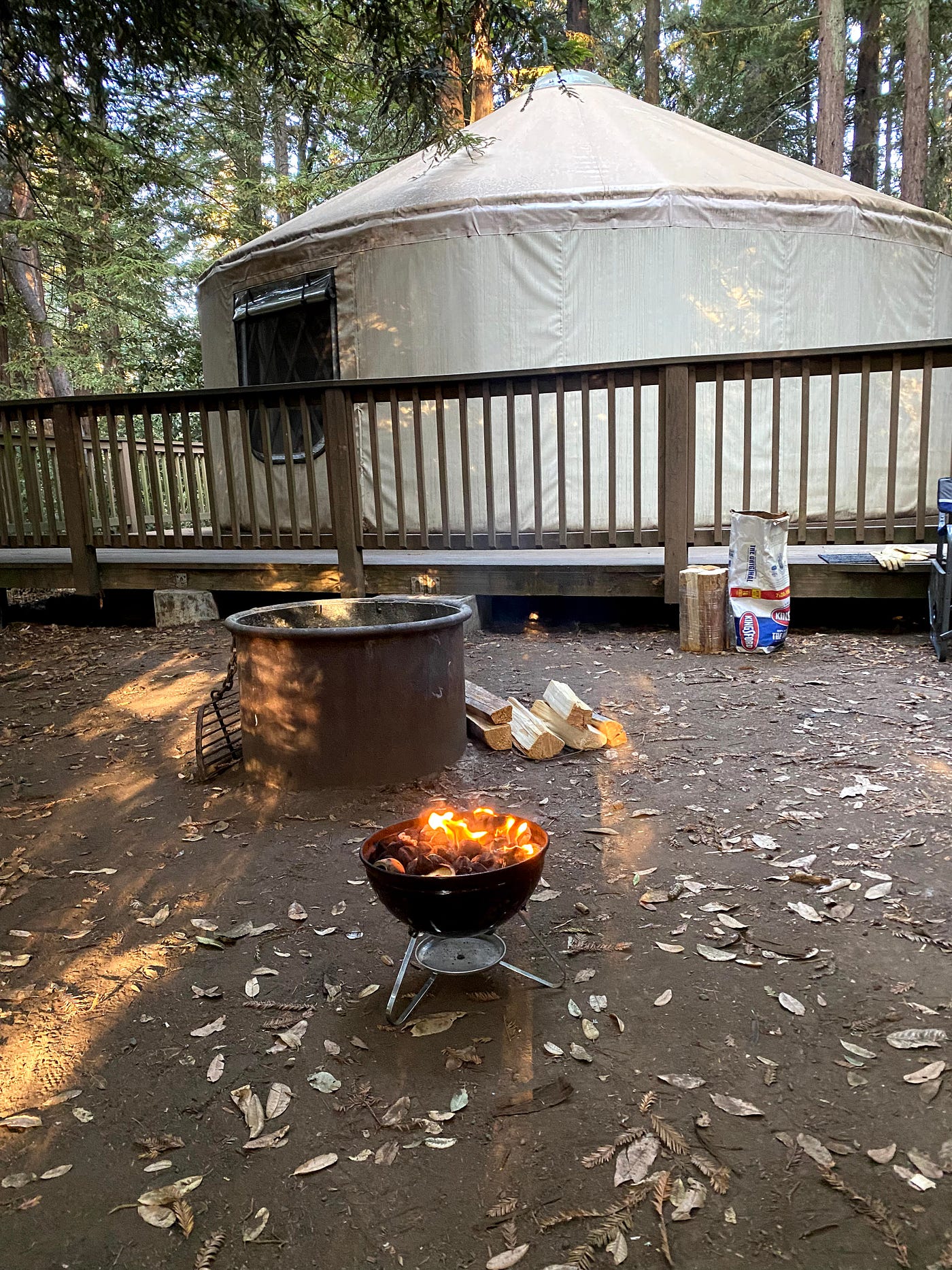 Yurting at Mt Madonna County Park!! | by Hema | Medium
