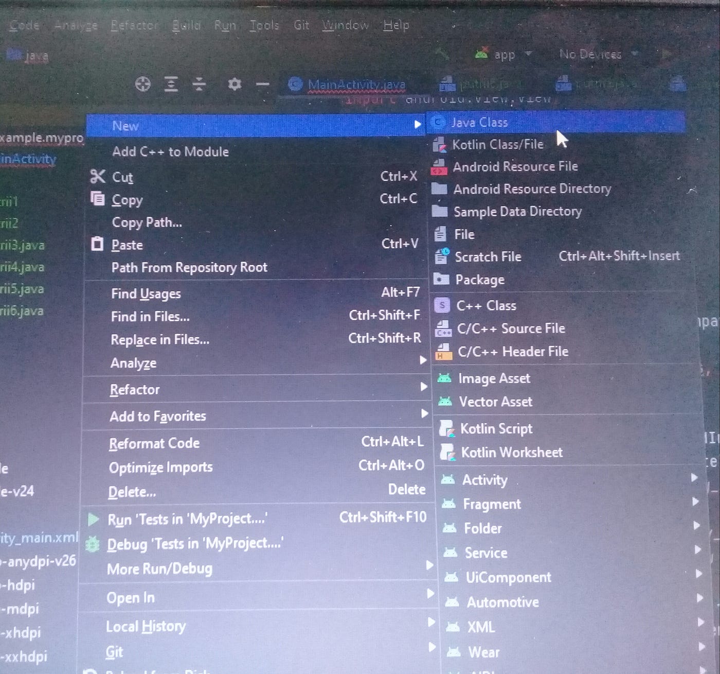 CARA MEMBUAT INTENT DI ANDROID STUDIO 2. Setelah itu,klik kanan buat activity nya karena punya ...