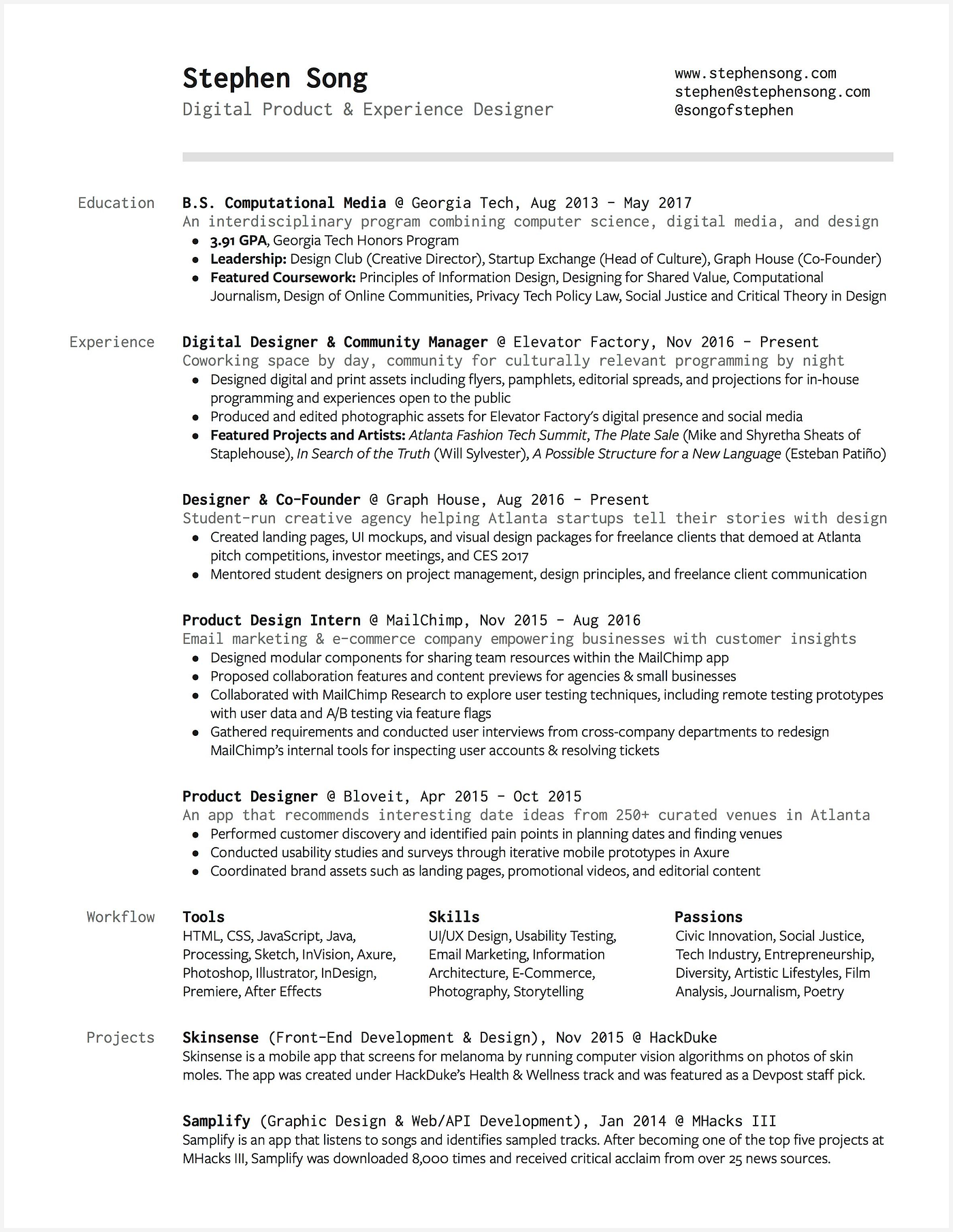 7 Outstanding Resumes that passed Facebook Product Designer’s Bar | by ...