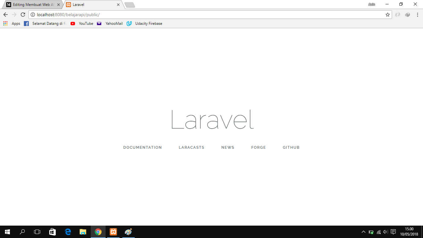Membuat Web Api Dengan Laravel Dan Mysql Bagian I Get Method By Avin Riyan Medium