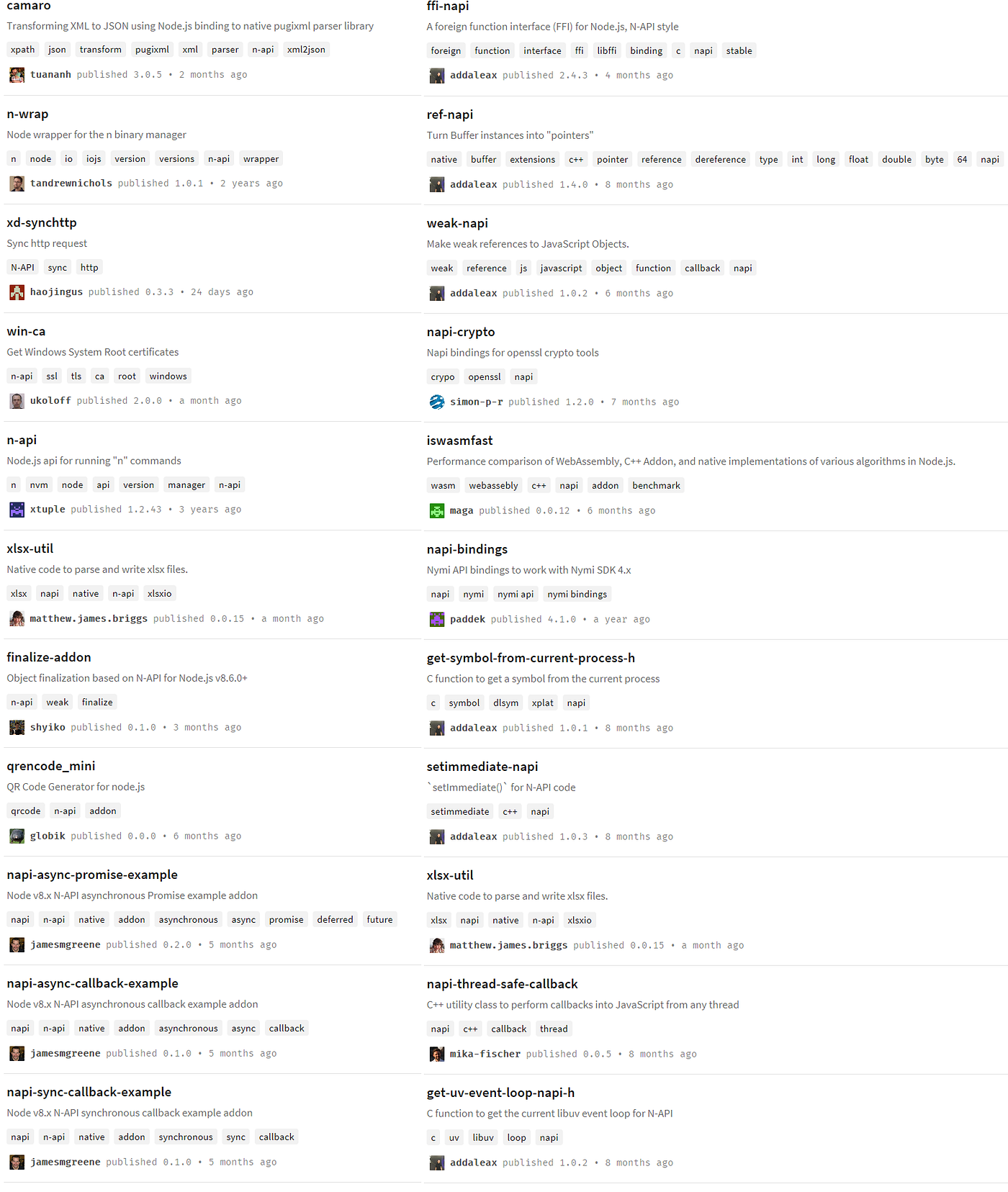 N-API: Next generation APIs for Node.js native addons available across all LTS release lines ...