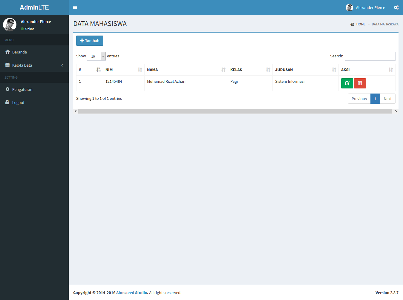 Tutorial CRUD Mudah dengan PHP+MySQL+Template AdminLTE Part 3 | by ... Tutorial CRUD Mudah dengan PHP+MySQL+Template AdminLTE Part 3 | by ...