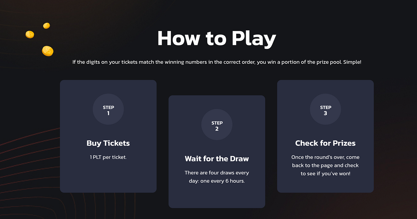 How to play?. GO TO -> https://pltlotto.com/ | by Poollotto Finance ...