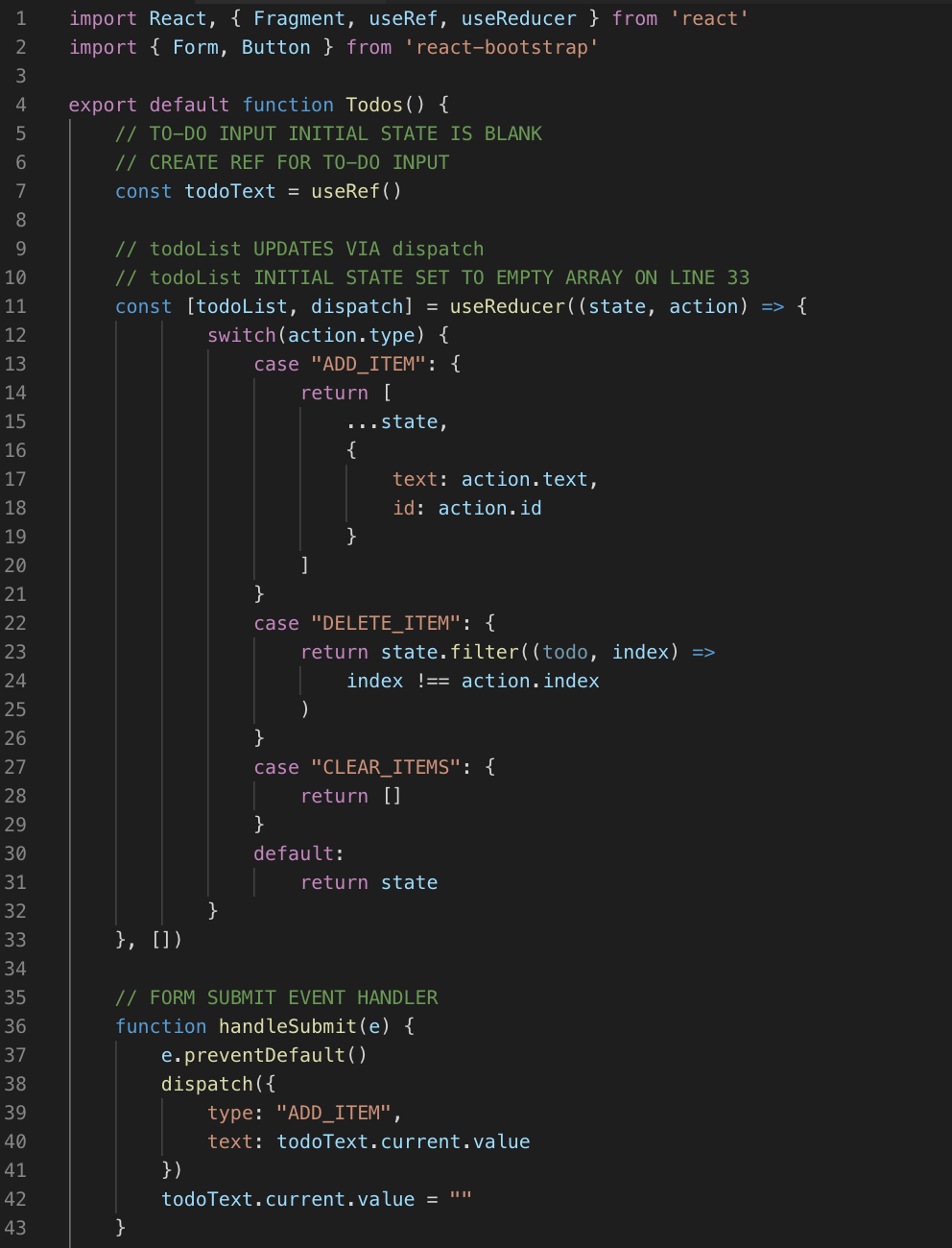 React Hooks — useReducer & useRef | by Preston Elliott | Level Up Coding