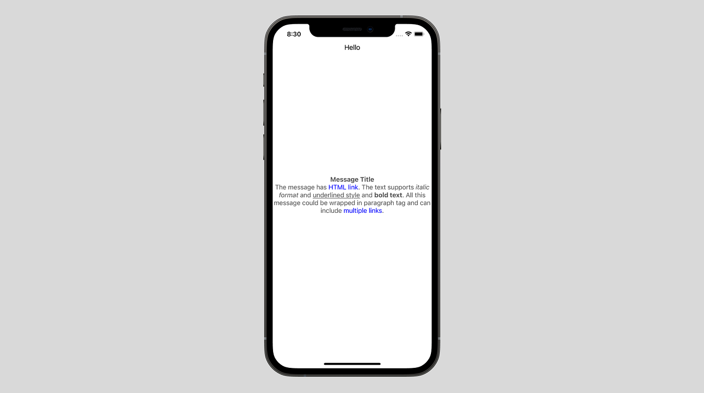UILabel with HTML tags in UIKit and SwiftUI | by Max Kalik | Jul, 2022 | Medium
