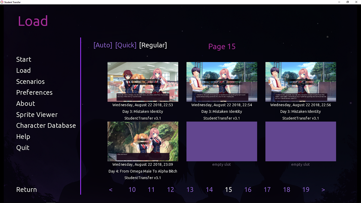 Student Transfer Visual Novel | A Breakdown | by Anime Nyan | Medium