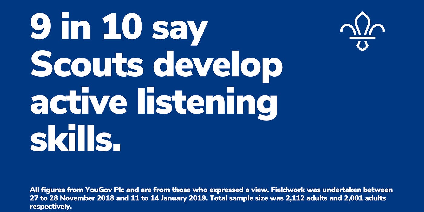 Scouts say listening to each other is the key to a cohesive society ...