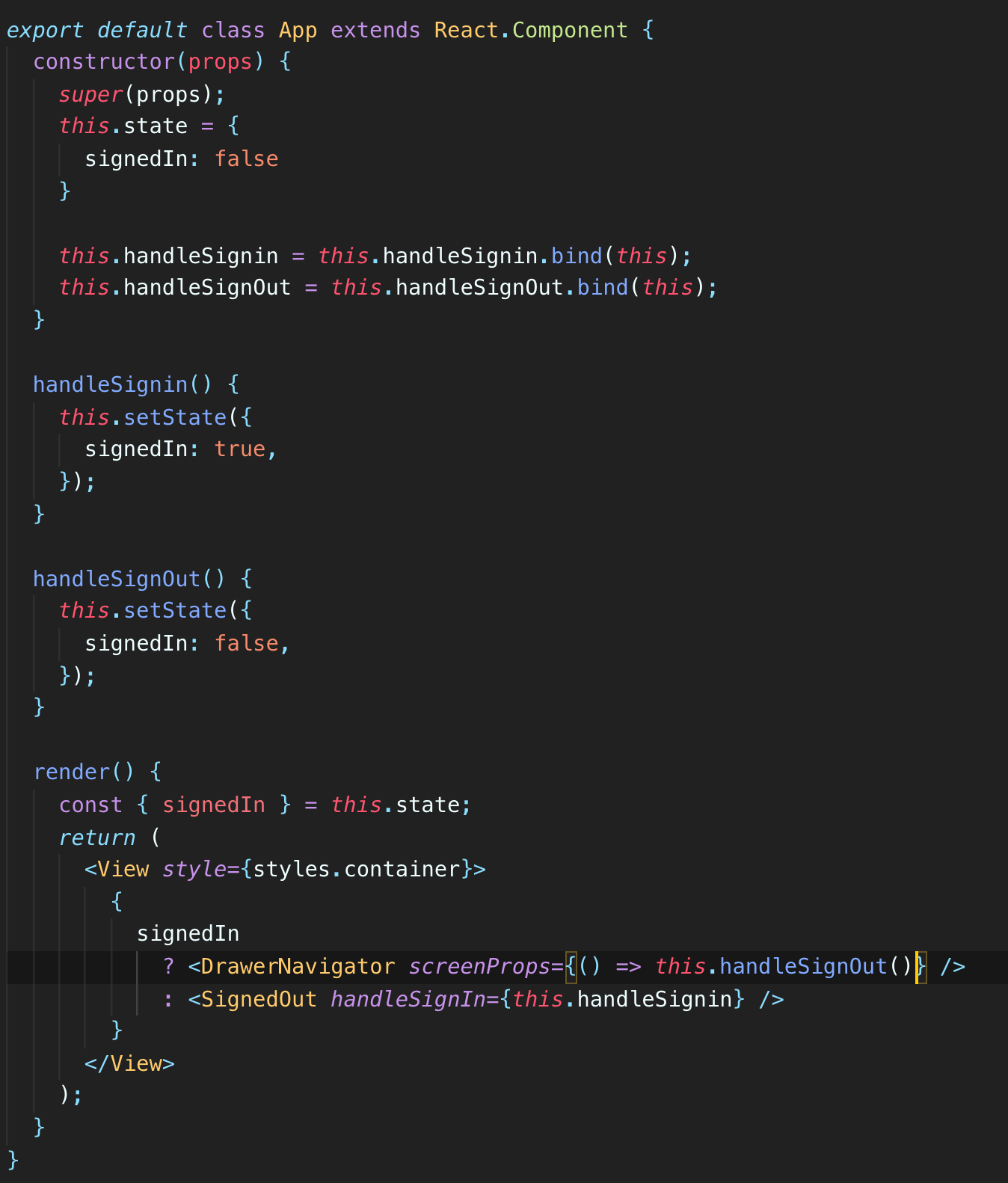 React Native — Passing Props Down To Custom Drawernavigator Screen By Chris Marshall Medium